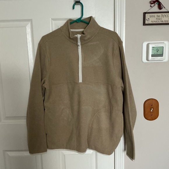 Goodfellow & Co | Tops | Goodfellow Co Tan Quarterzip Sweatshirt | Poshmark